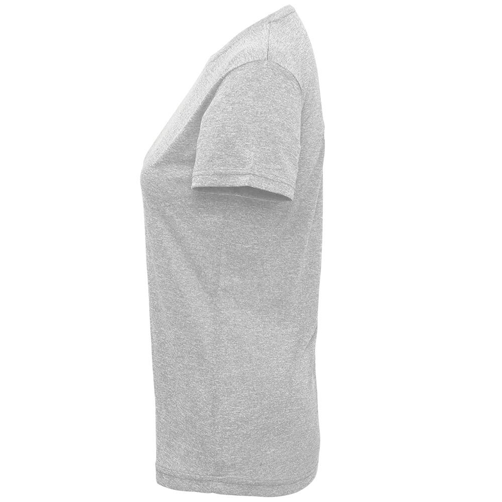Tri Dri Womens/Ladies Performance Short Sleeve TShirt (Silver Melange ...