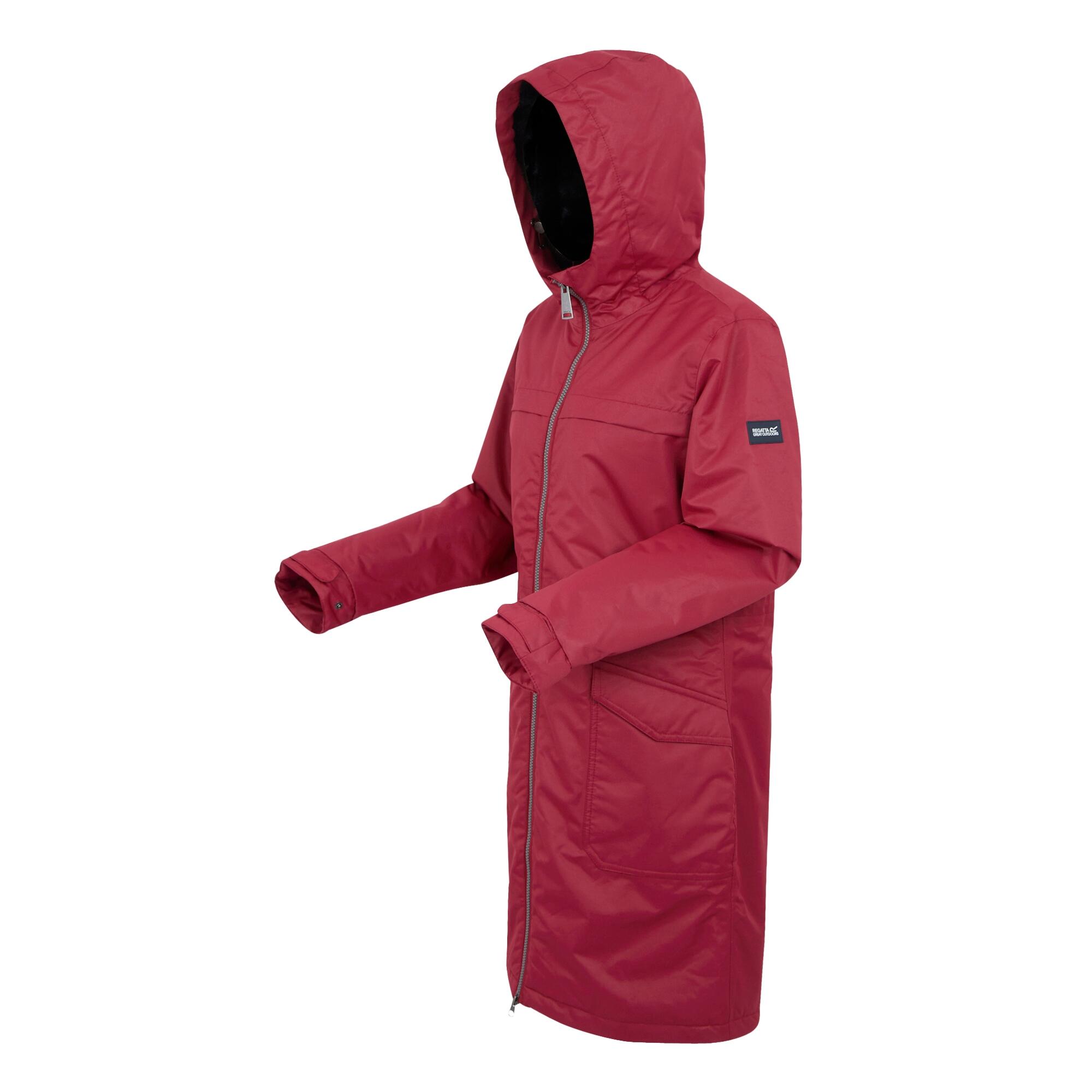 Womens/Ladies Romine II Waterproof Jacket (Rumba Red/Black) | Decathlon