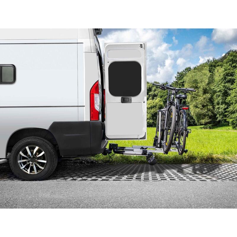PORTE-VÉLOS 2 VÉLOS SPÉCIAL PORTES BATTANTES FOURGON SD260 SILVER ...