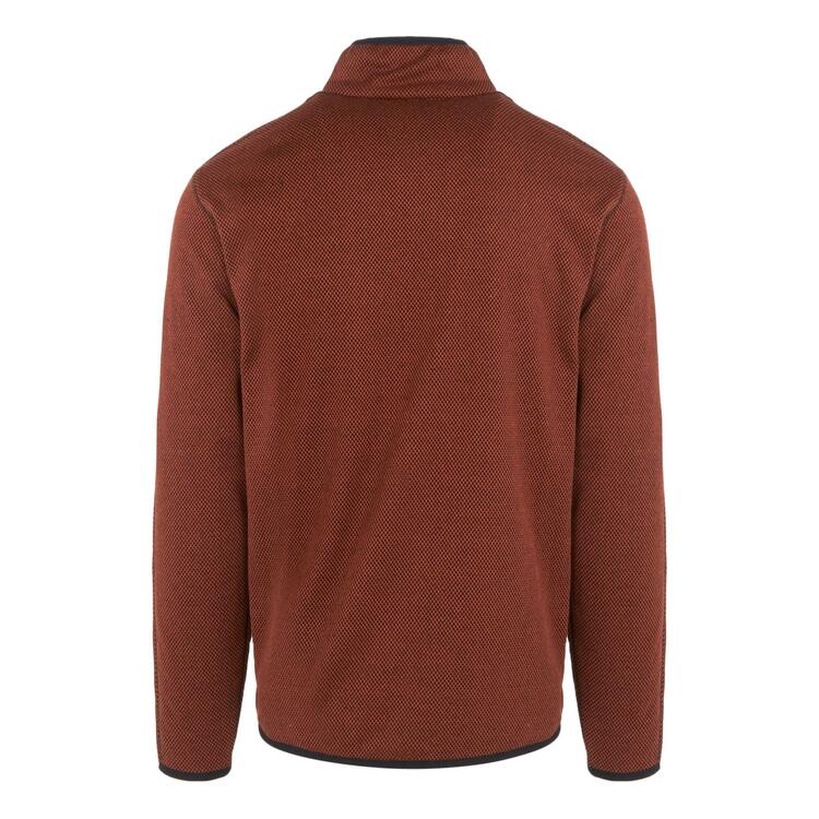 Mens Kitom Full Zip Fleece Jacket (Red Ochre Marl) REGATTA | Decathlon