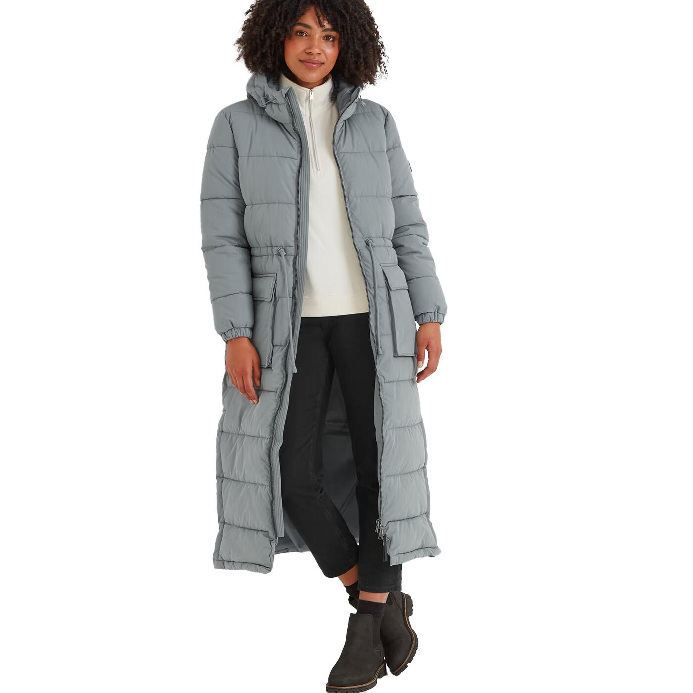 Womens/Ladies Bawtry Long Jacket (Mist Grey) TOG24 | Decathlon