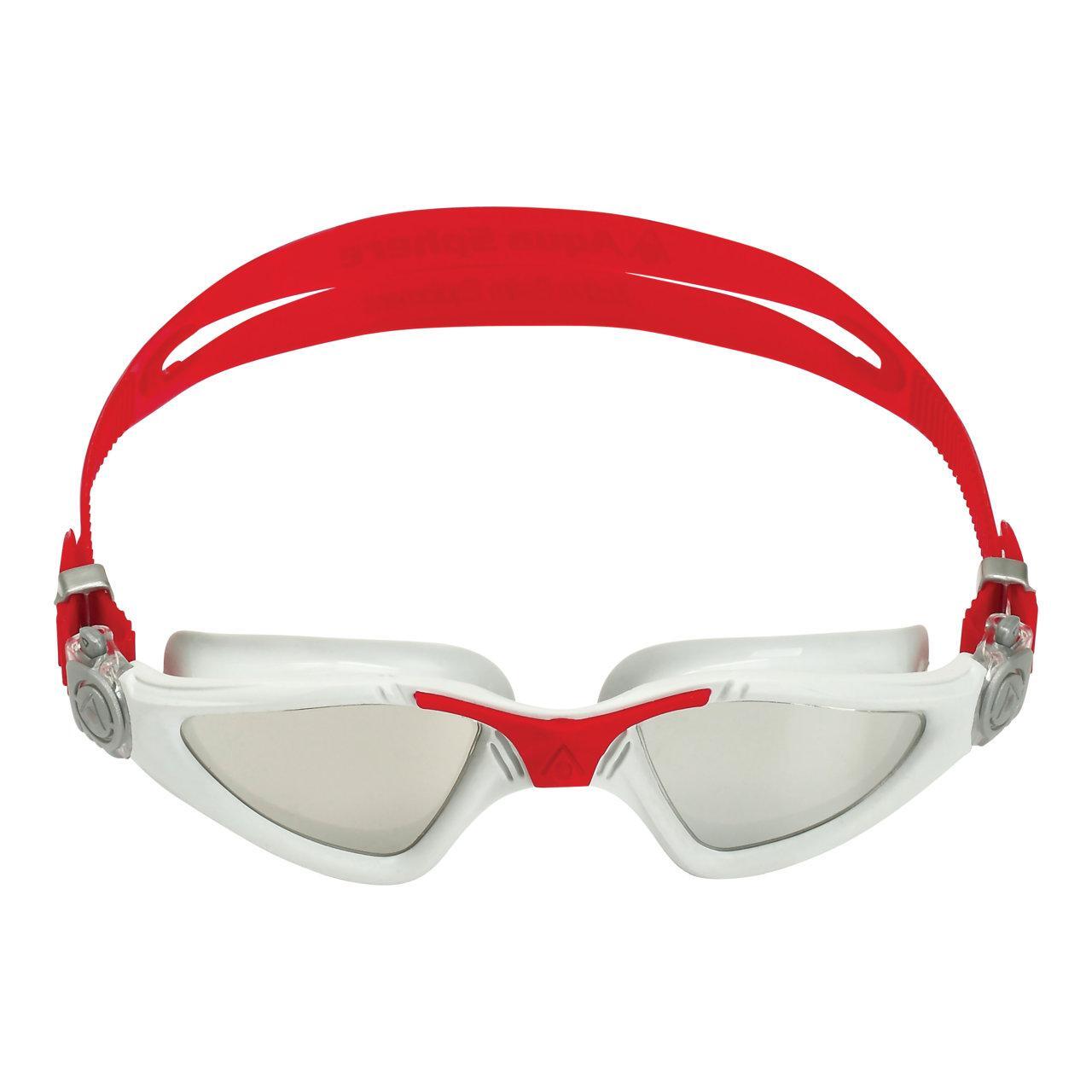 Childrens/Kids Kayenne Clear Swimming Goggles (Grey/Red/Silver ...