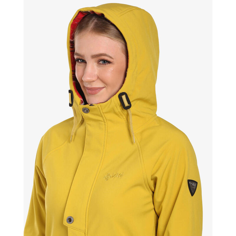 KILPI - Geaca softshell KILPI Lasika, Galben, Femei | Decathlon