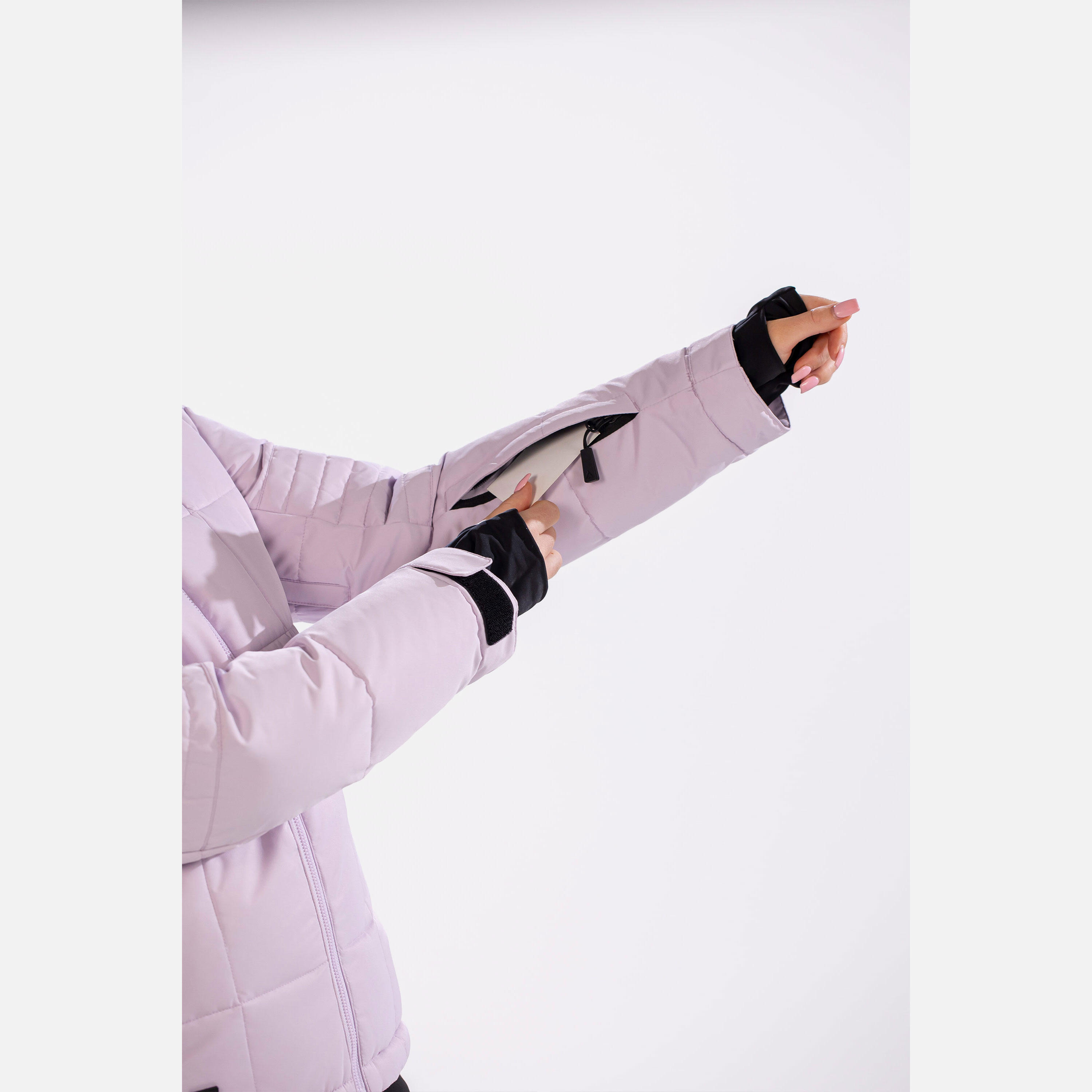 Luna Womens Surftex Ski Jacket Ice Lilac SURFANIC | Decathlon