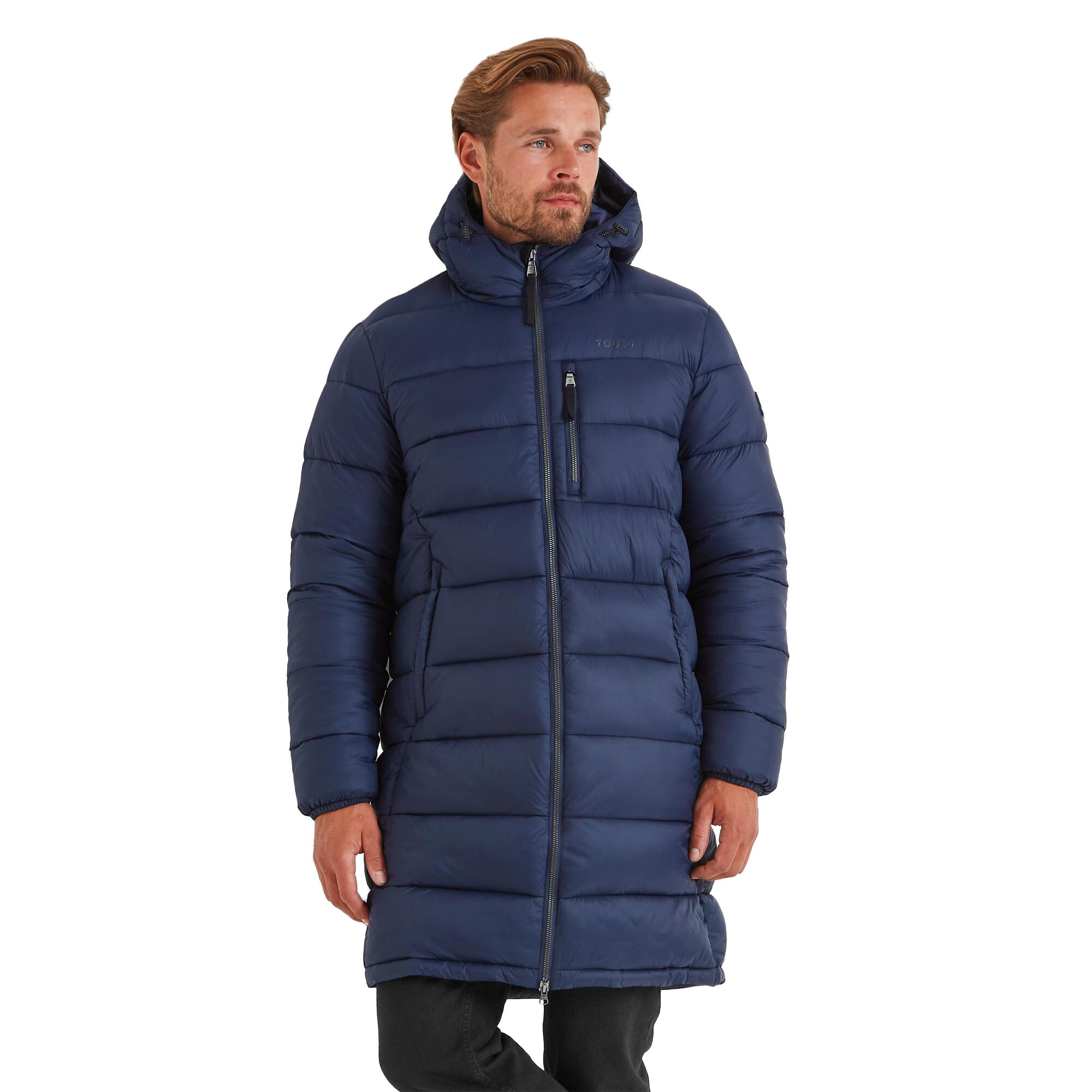 Mens Barnby Long Padded Jacket (Dark Indigo) TOG24 | Decathlon
