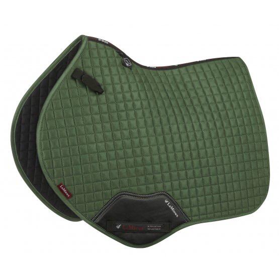 Zadeldek Hunter Green Suede Close Contact Square LEMIEUX | Decathlon