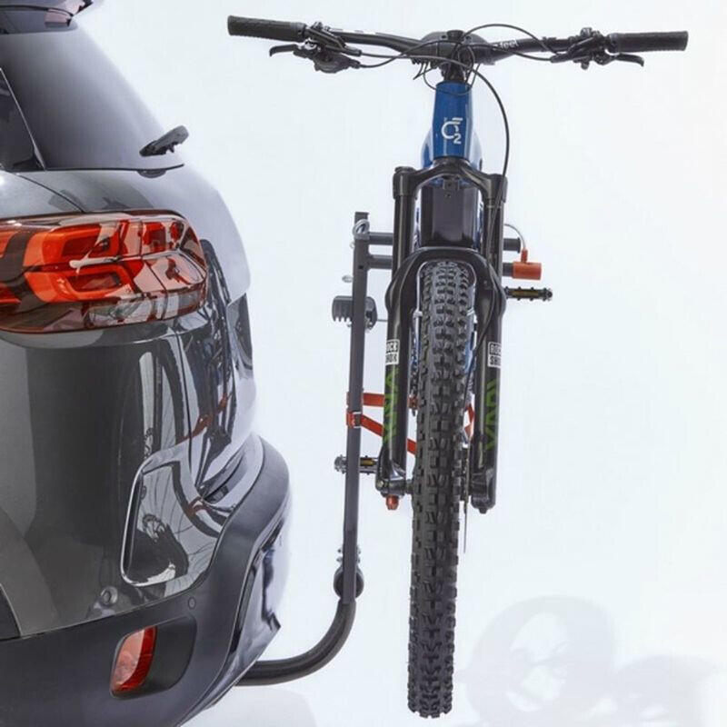 Porte-vélo 1 vélo électrique suspendu sur attelage JUPITER 1ELEC MOTTEZ ...