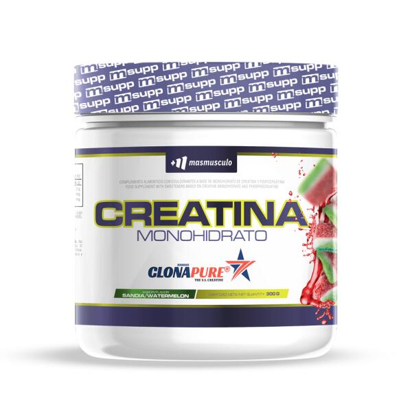 Creatine monohydrate clonapure - 300g Dragon bleu de Masmusculo ...
