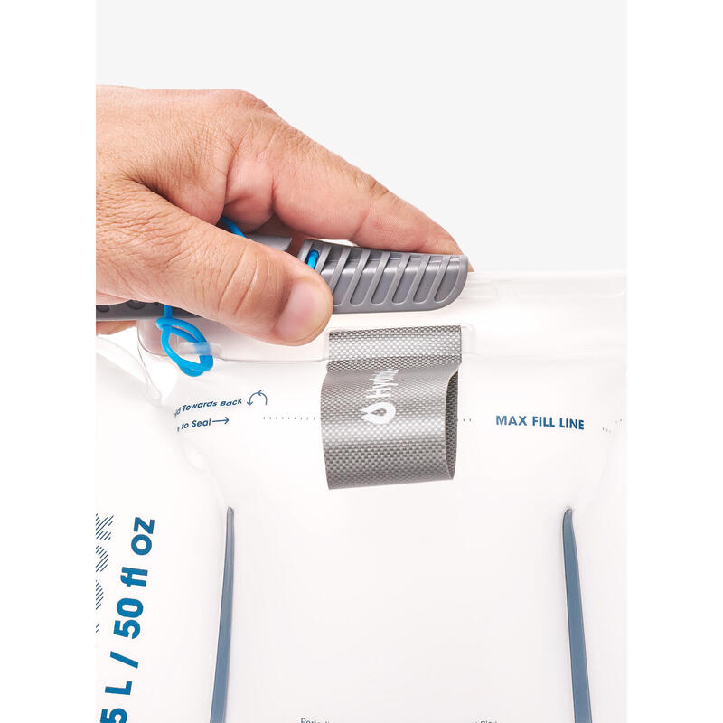 Bukłak na wodę HydraPak Contour 1.5 L Lumbar - clear HYDRAPAK | Decathlon