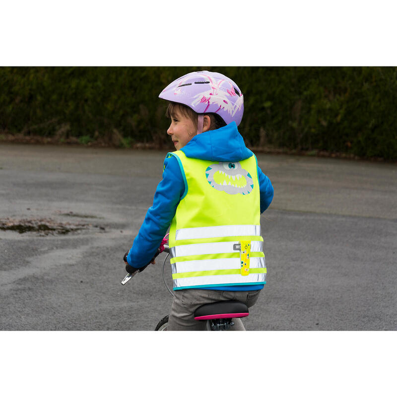 Wowow Veste Réfléchissante pour Enfants Taille XS Verte WOWOW - Decathlon