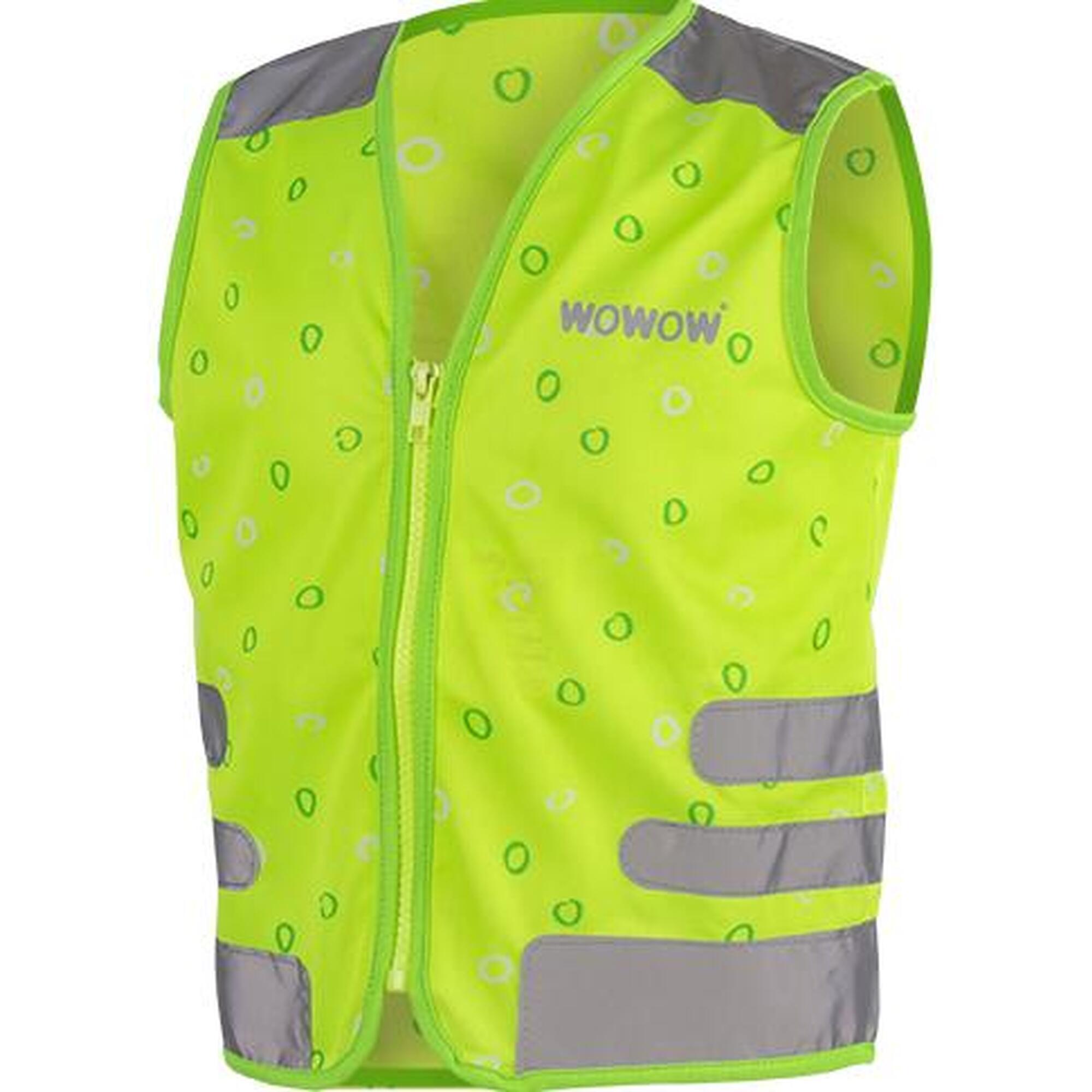 Wowow Veste Réfléchissante pour Enfants Taille XS Verte WOWOW - Decathlon
