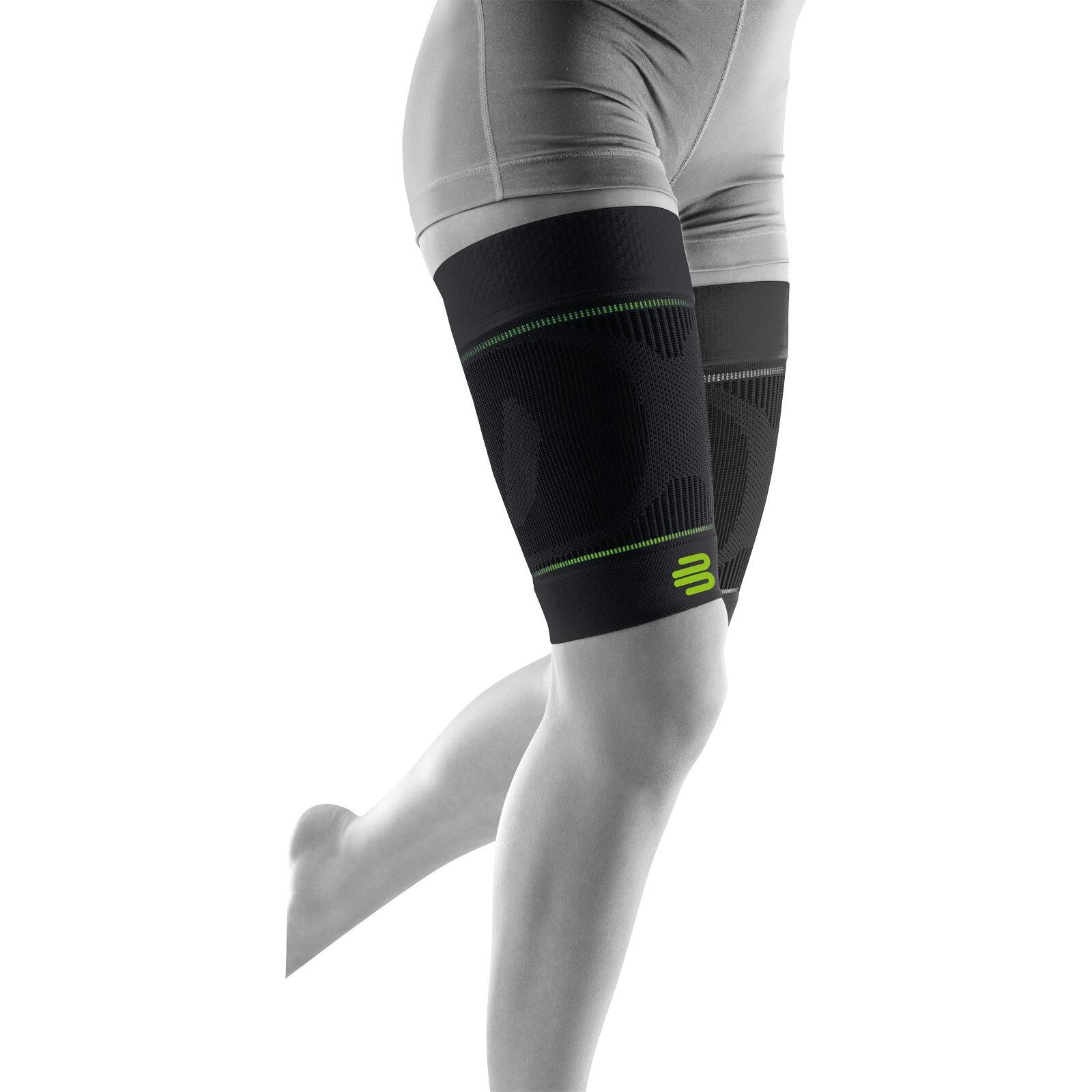 Sportstulpen Sports Compression Sleeves Upper Leg schwarz BAUERFEIND ...