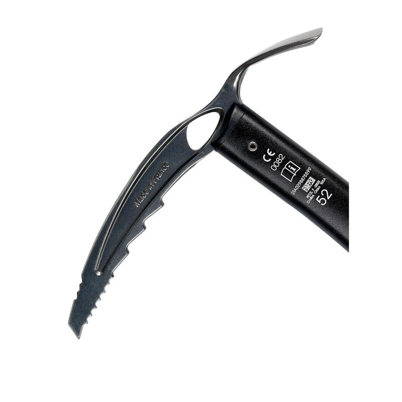 Piolet Petzl Summit 59 cm aluminium 7075 manche galbé lame acier 3 mm ...