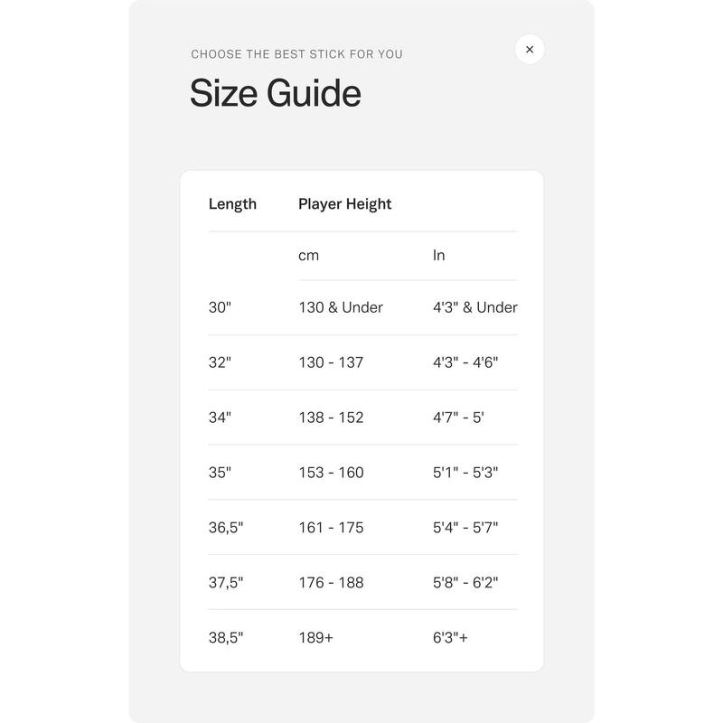 Crosse Hockey Sur Gazon Control 75 Ultralow Groove Forest 37.5" BALLING ...