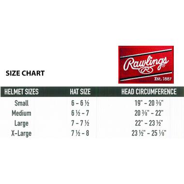 Rawlings IMPULSE Helmets Odd. Colors (S-M-L) L Royal RAWLINGS | Decathlon