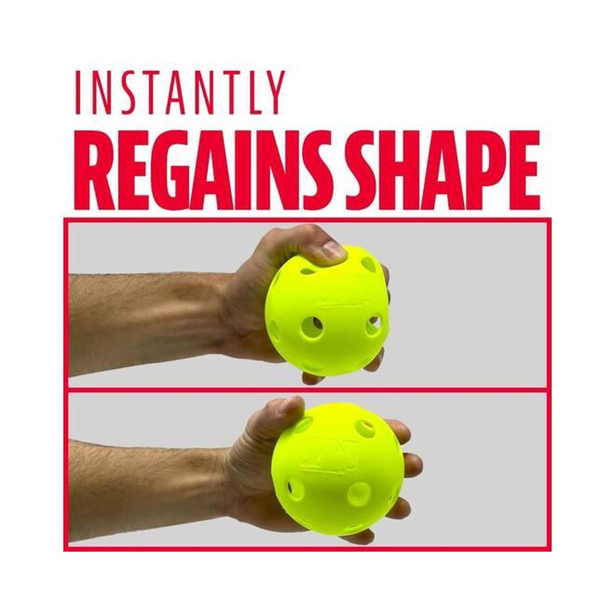 Franklin MLB Indestruct-A-Ball Softball Jaune - Pack de 4 FRANKLIN ...