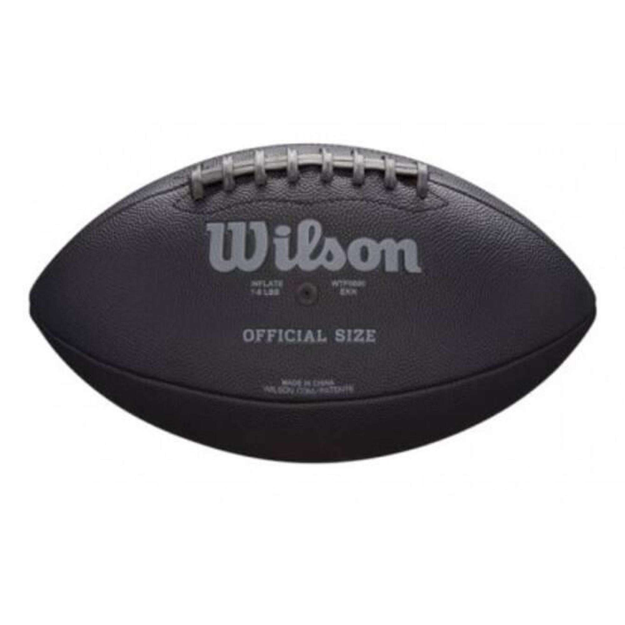 Wilson WTF1846XB NFL Jet Noir Taille officielle WILSON | Decathlon
