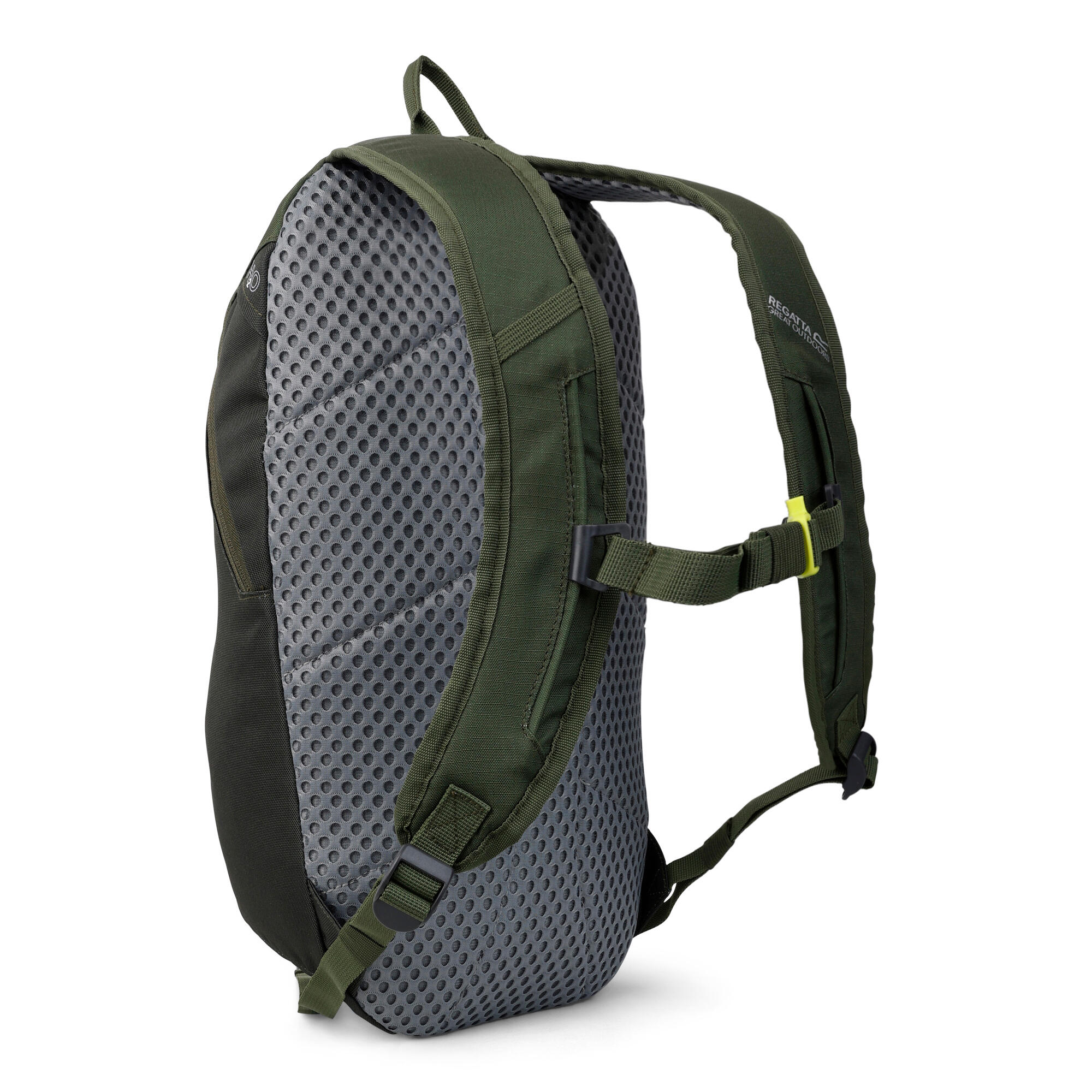 Highton V2 20L Backpack (Dark Khaki/Four Leaf Clover) | Decathlon