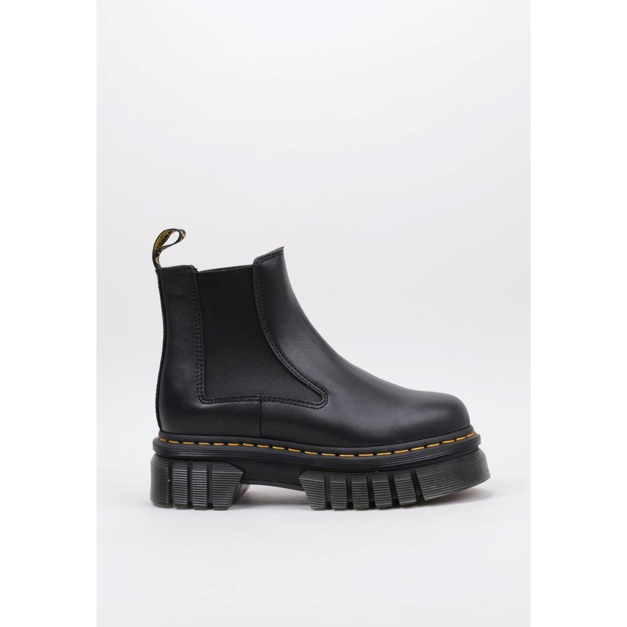Sneakers Deportivas Mujer Dr Martens Audrick Chelsea Black Nappa Lux ...