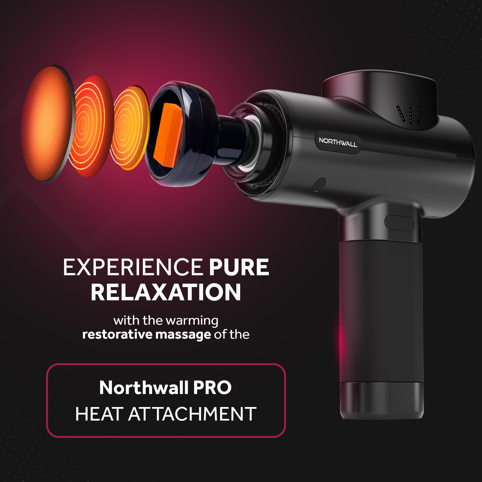 Massage Gun with Heat Function - Northgun PRO - Professional Massage ...