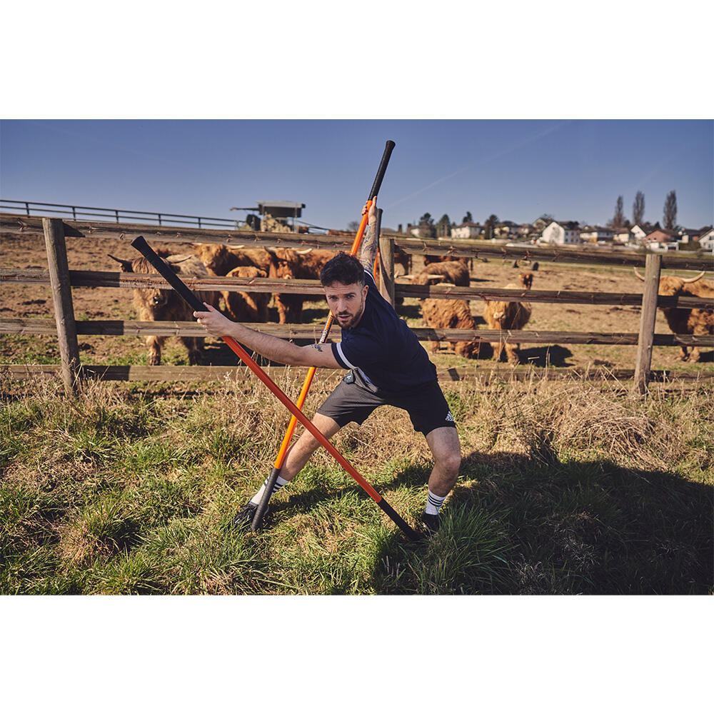 Trainings-Stick Functional Training Unisex Orange-Schwarz Stick Mobility STICK MOBILITY | Decathlon