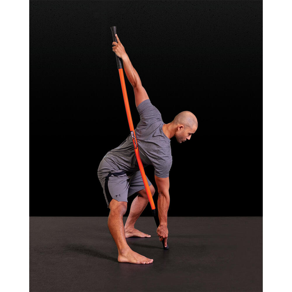 Trainings-Stick Functional Training Unisex Orange-Schwarz Stick Mobility STICK MOBILITY | Decathlon