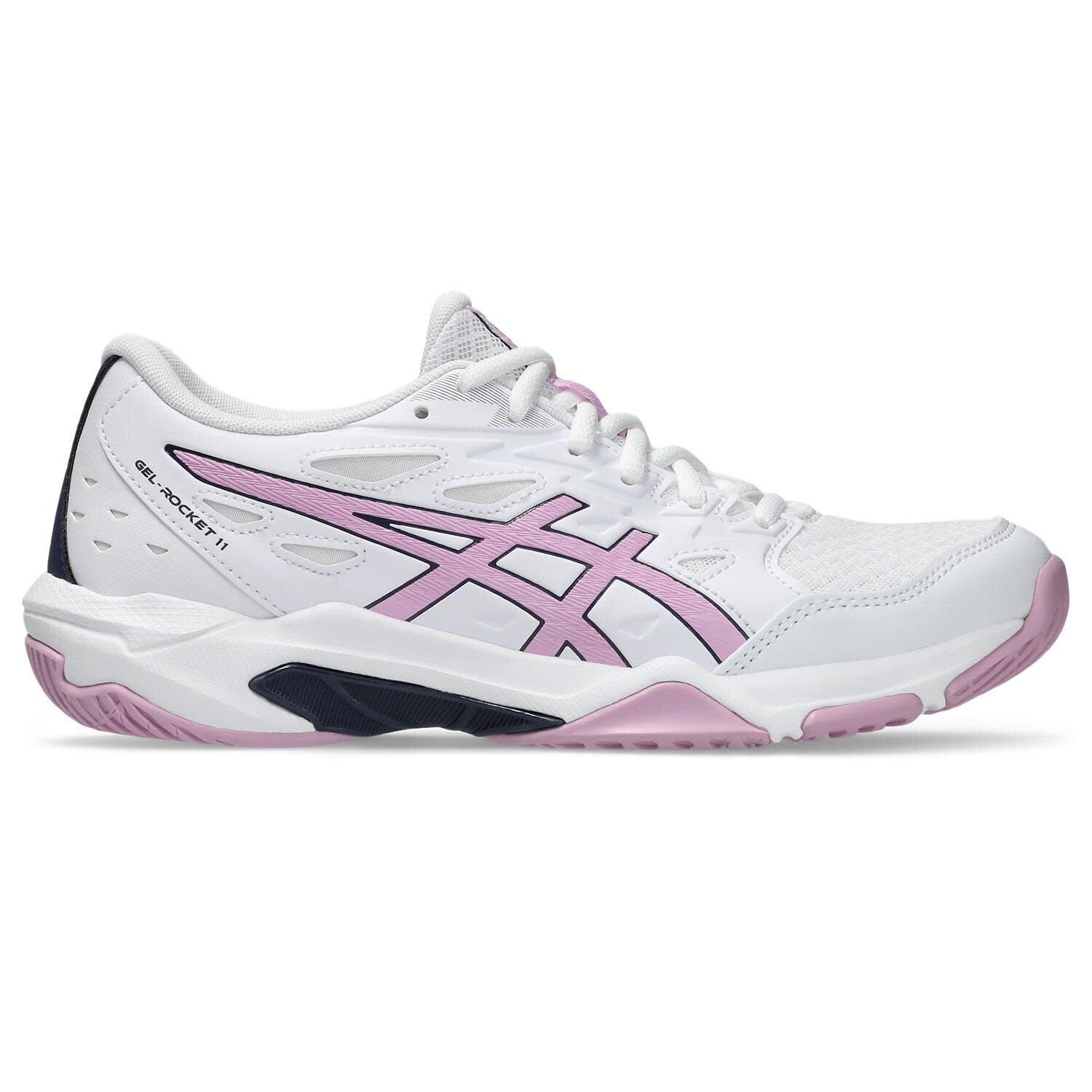 Indoor Damen - ASICS Gel Rocket 11 W - White/Light Ube ASICS | Decathlon