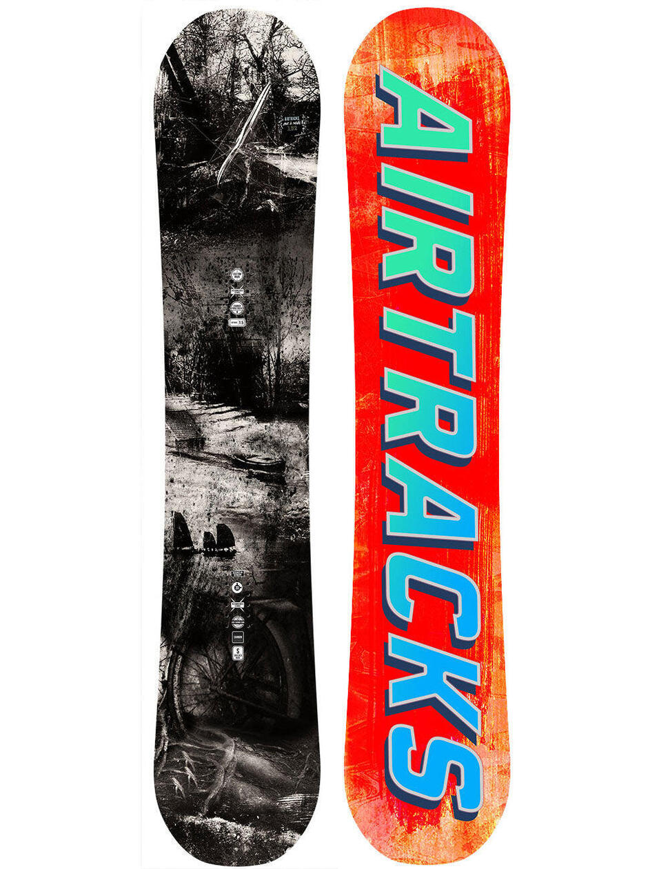 Herren Snowboard Past & Future Hybrid Rocker Wide AIRTRACKS | Decathlon