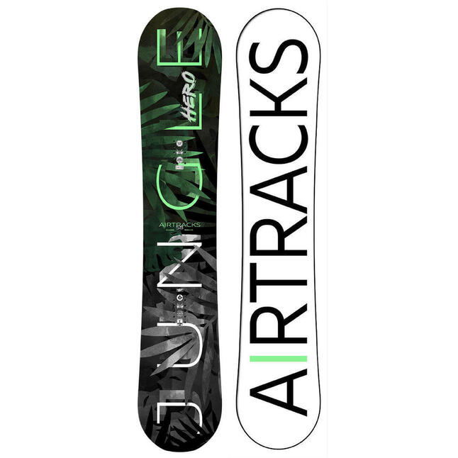 Planche de snowboard JUNGLE HERO Hybrid Rocker Wide Homme AIRTRACKS ...