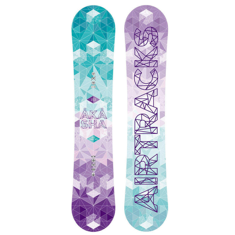Planche de snowboard AKASHA Zero Rocker Femme AIRTRACKS | Decathlon