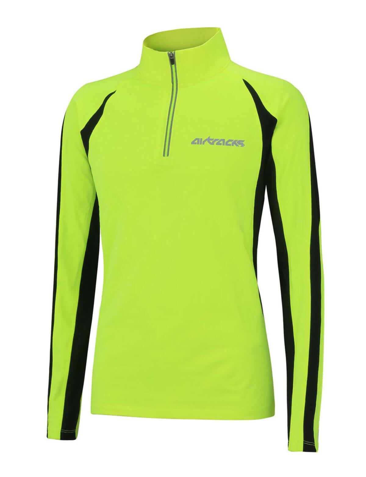 Herren Thermo Laufshirt Langarm Pro Neon AIRTRACKS | Decathlon