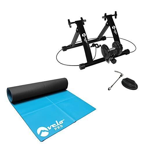 Turbo Trainer Variable Resistance Magnetic Indoor Bike Road Mountain Bikes Black