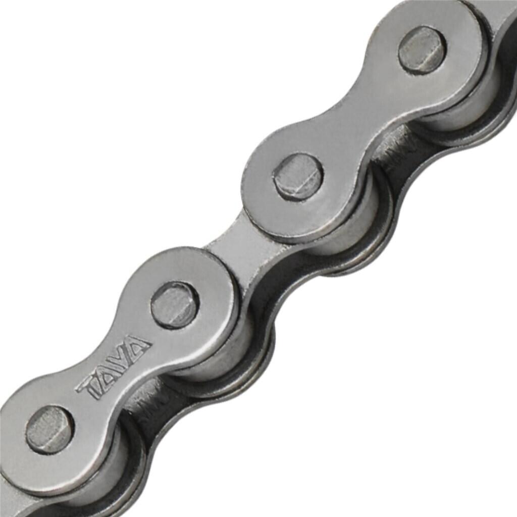 Taya 408H Anti-Rust Bike Chain 1/2 x 3/32, 112 Links, 1-Speed, Grey. TAYA | Decathlon