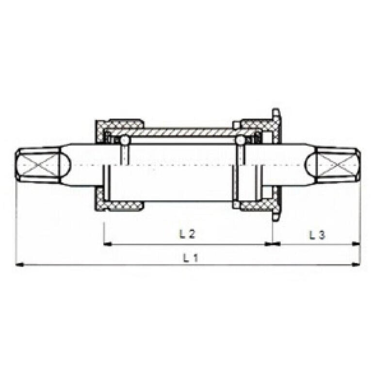 Tecora E Bas Bras 123 mm BSA Kett.Lijn 28.4 Kunstst.cup BS | Decathlon