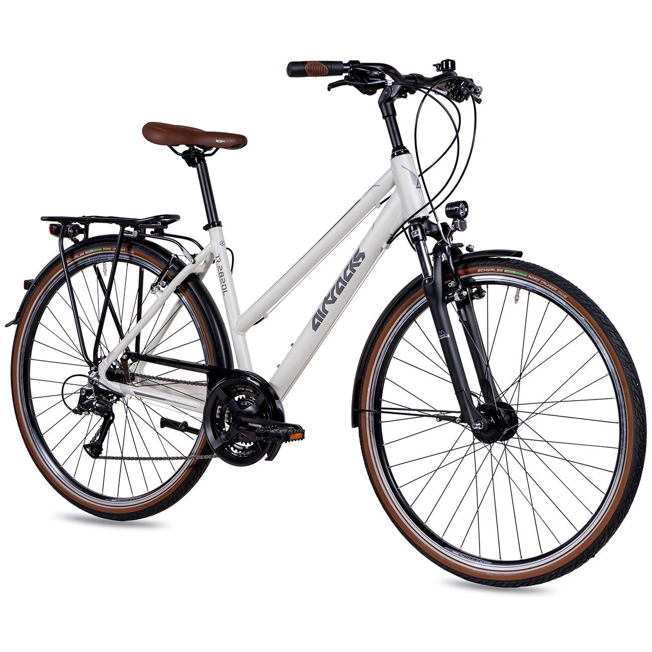 28" Damen Trekking Fahrrad TR.2820L Trekkingrad 24 x Gang Shimano ACERA ...