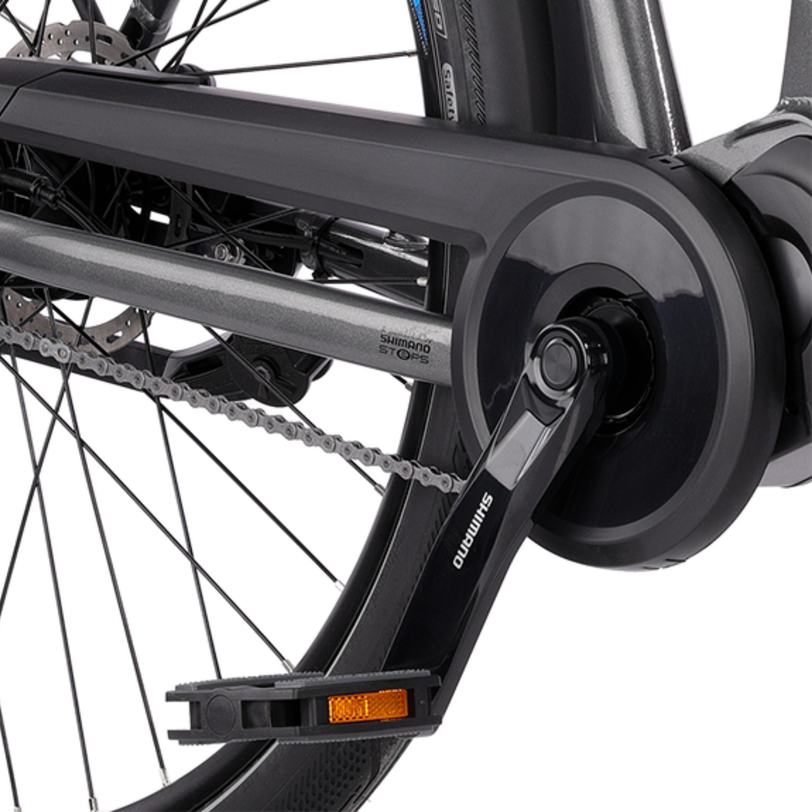 28" E-Bike Herren City Fahrrad X-Tron SR3 SHIMANO STEPS E-5000 418Wh 5 GANG AIRTRACKS | Decathlon