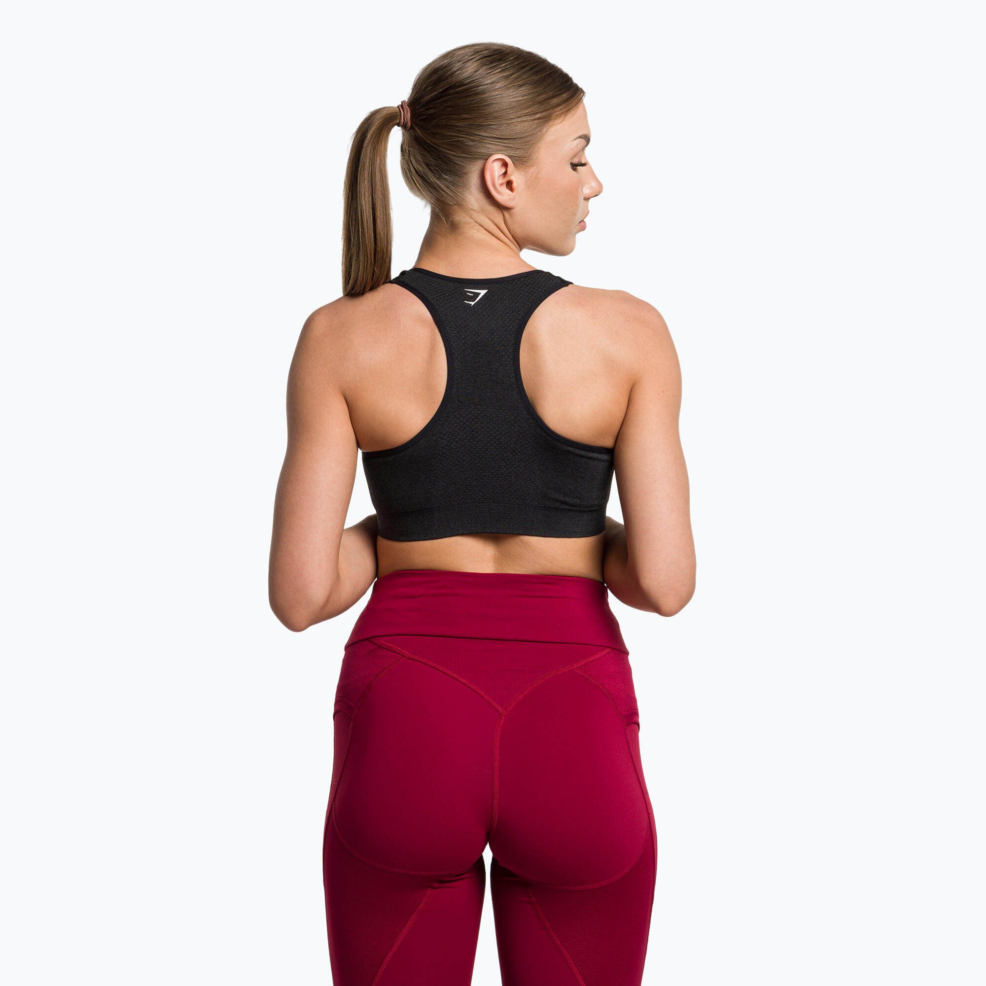 Gymshark Vital Seamless Womens Dark Charcoal Sports Bra | Decathlon