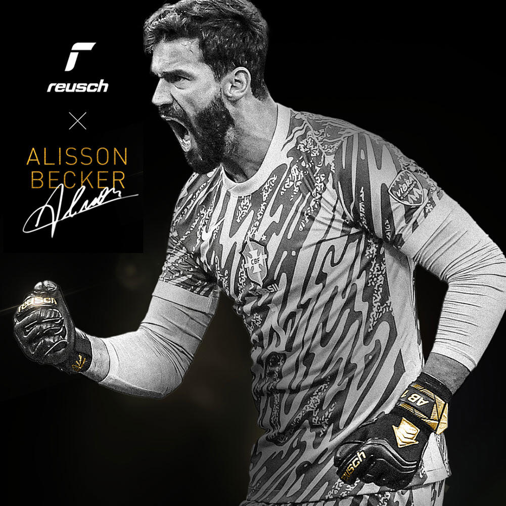 Reusch Attrakt AB1 Alisson Duo Evolution Arrow Goalkeeper Gloves REUSCH ...