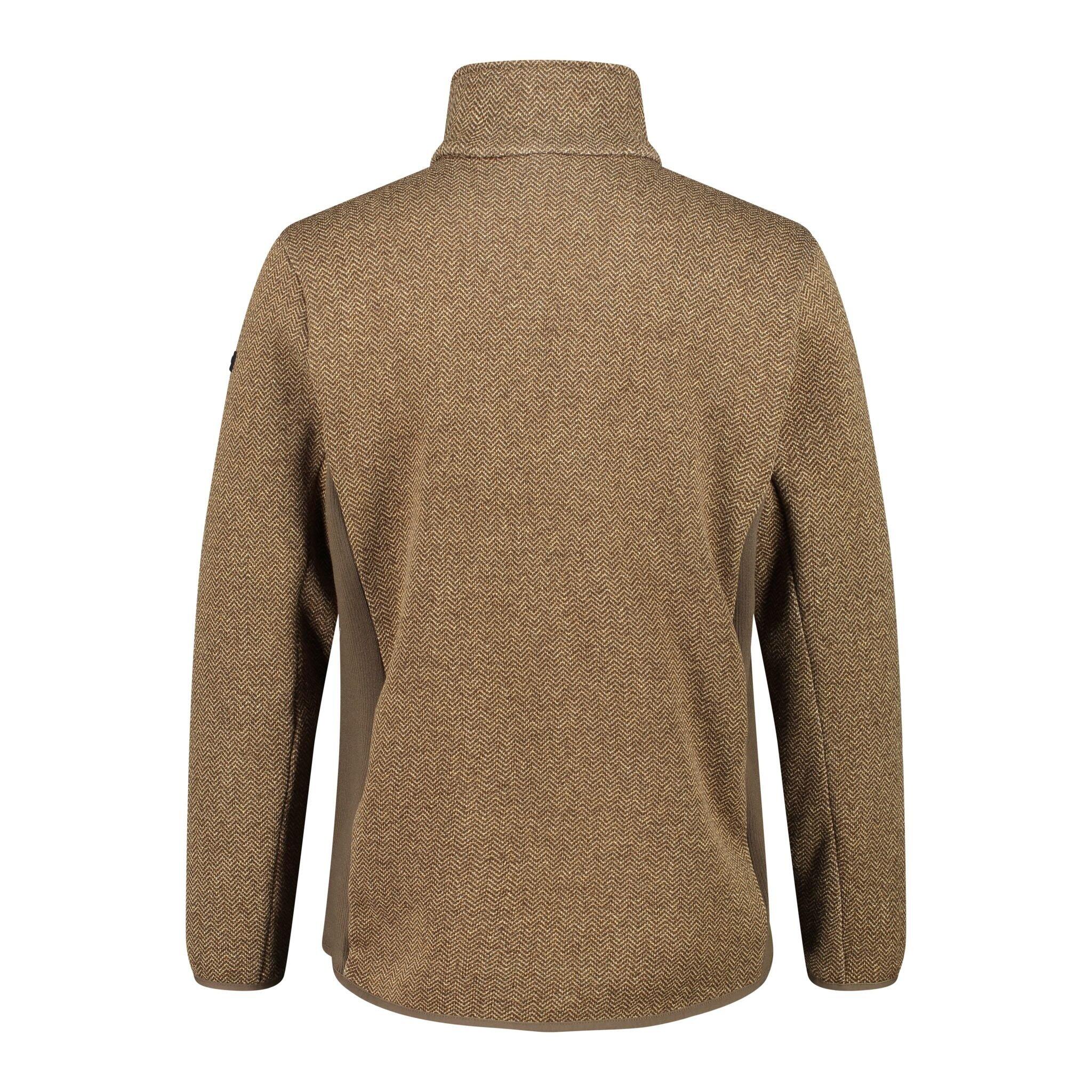 Fleeces Sweaters Clothing Herren - CMP Man Knit-tech Jacket- Corteccia ...