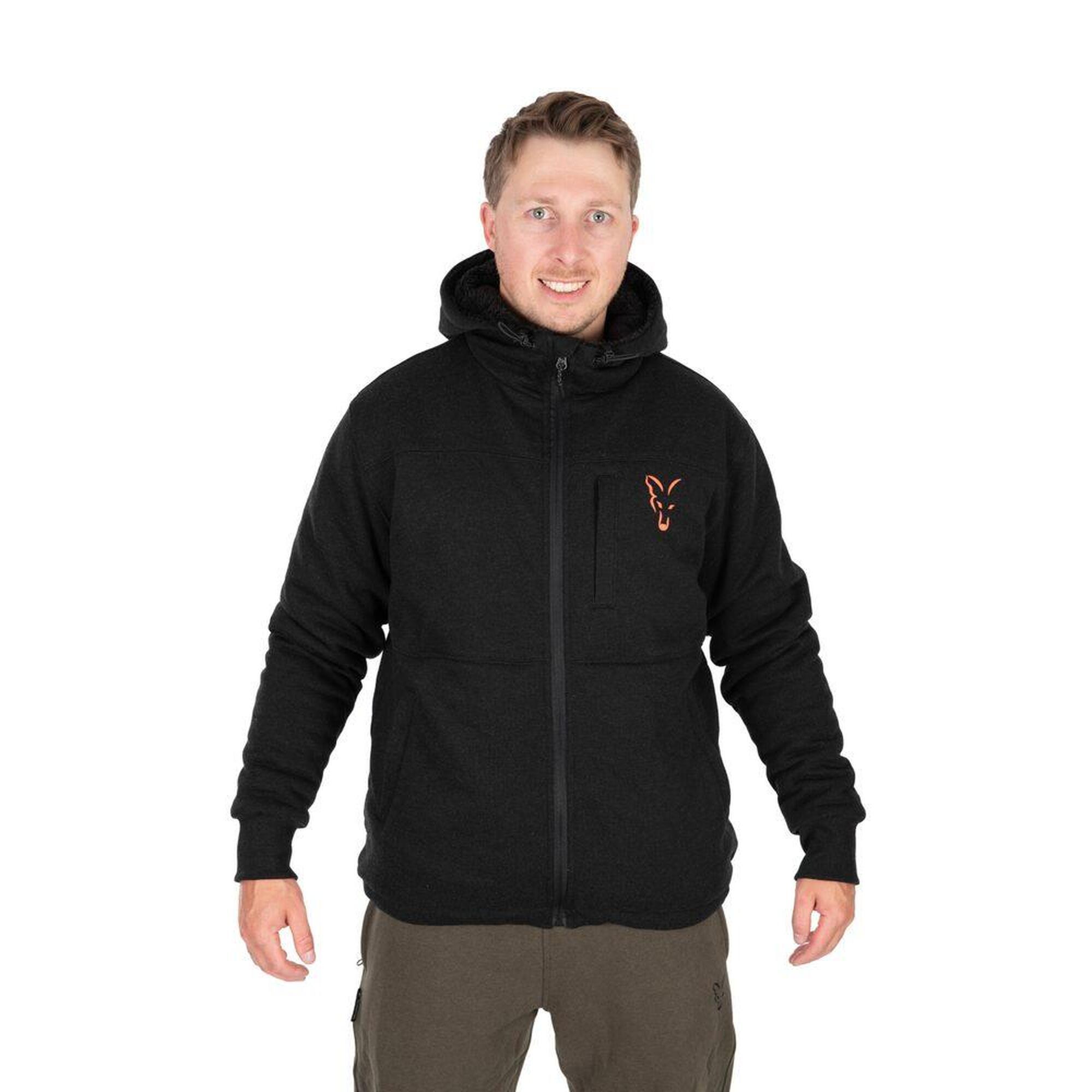 Veste sherpa Fox Collection noire et orange FOX | Decathlon