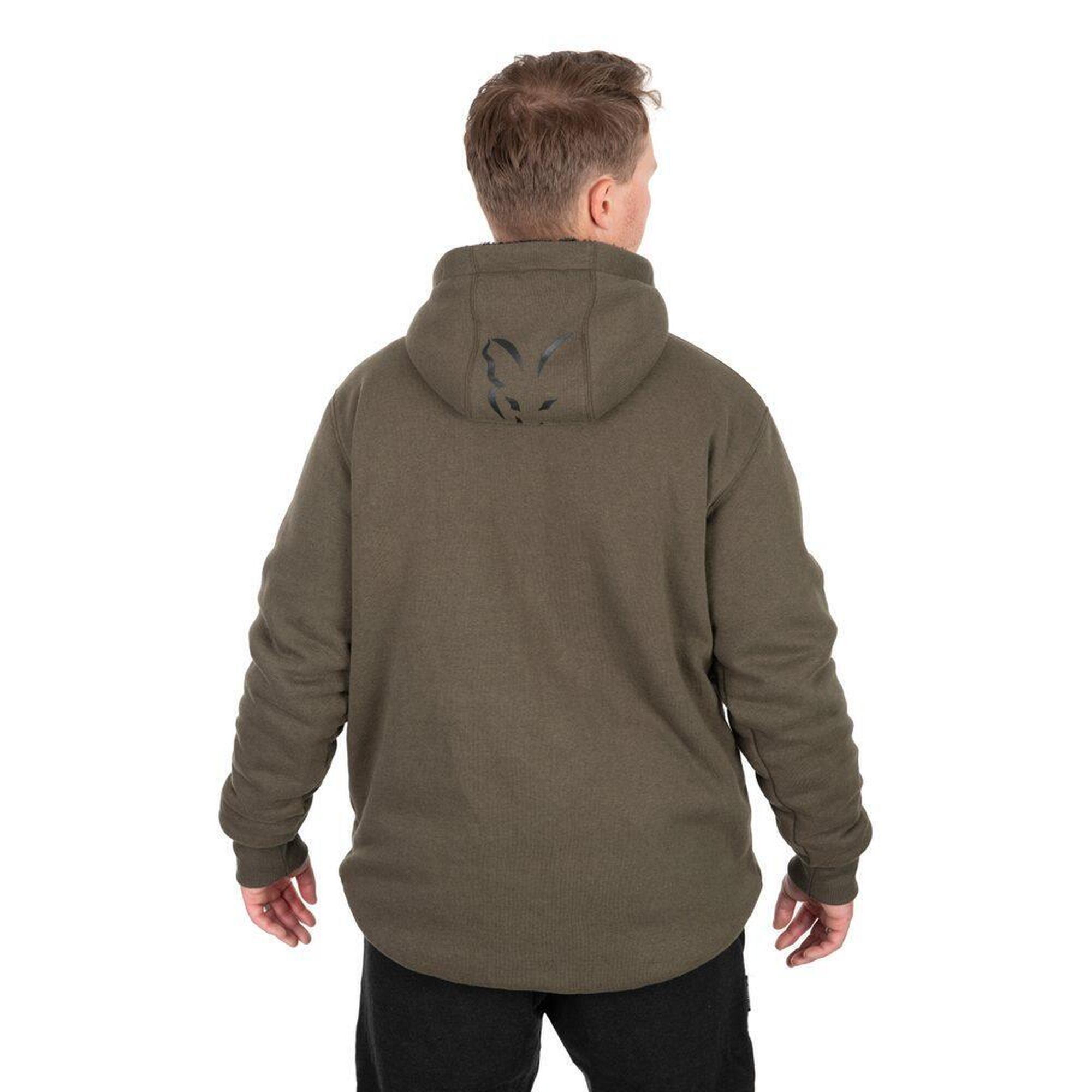 Fox Collection Sherpa Jacket Green & Black Medium FOX | Decathlon