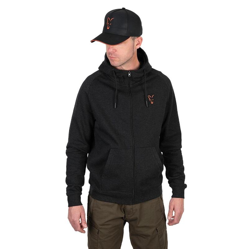 Fox Collection Lightweight Hoody Black & Orange Large FOX | Decathlon