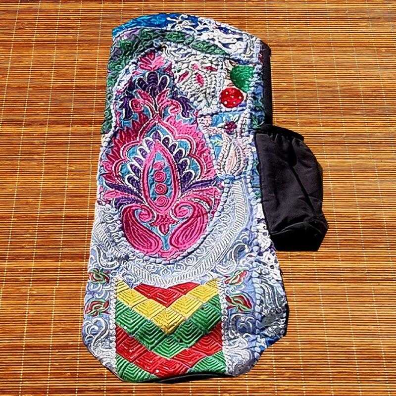 ACHAMANA Yogatas 18x78cm grote schouderriem - Canvas en Torans - Unieke ...