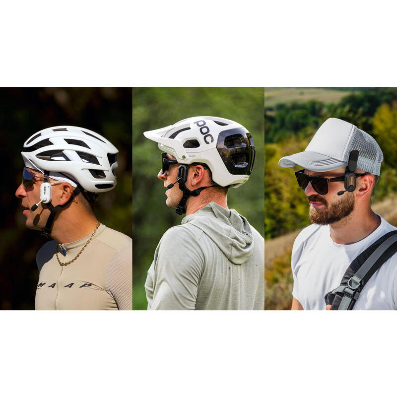 BIKOM 20 Blanc: Intercom avec microphone, Mesh Full duplex, Bluetooth SENA | Decathlon