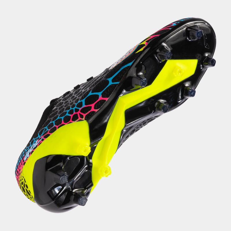 JOMA - Ghete fotbal Joma Gol 2401 AG, negru/galben fluo, 44.5. | Decathlon