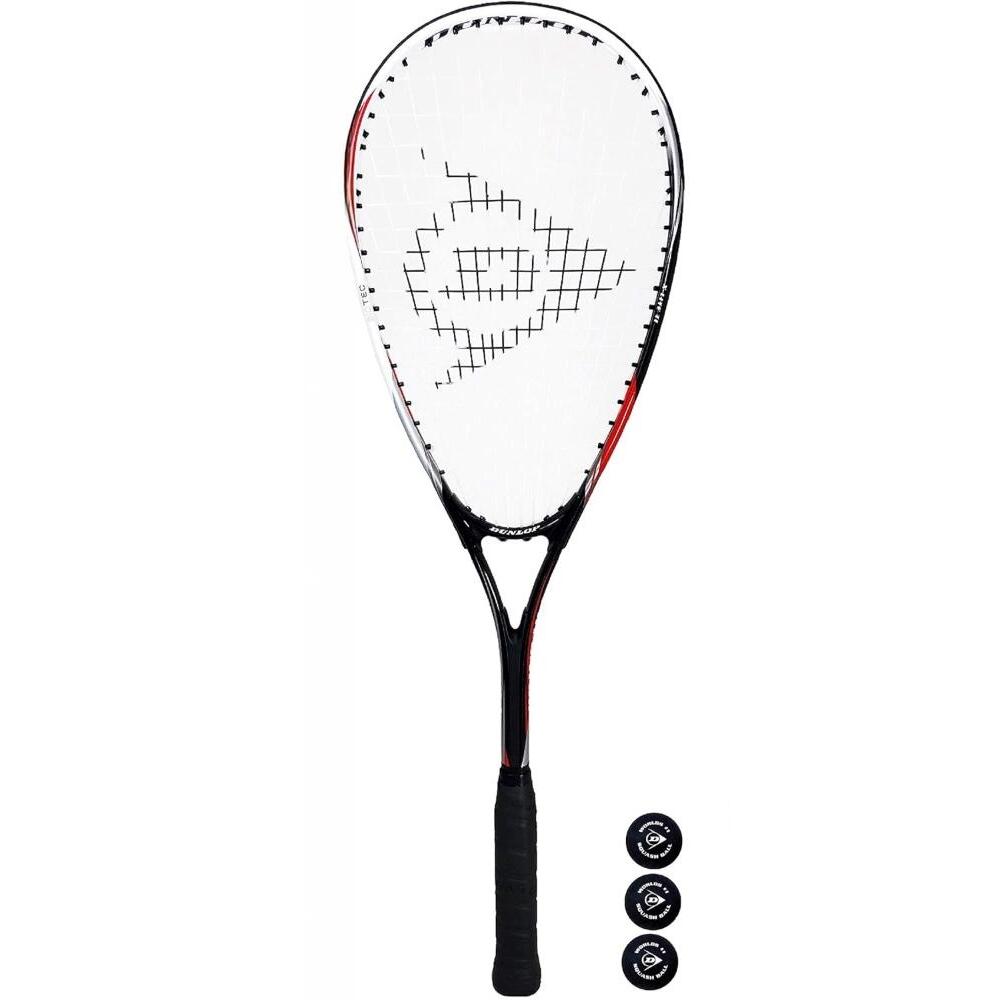 Dunlop Power Smash Biotec X-Lite Squash Racket & 3 Squash Balls DUNLOP ...
