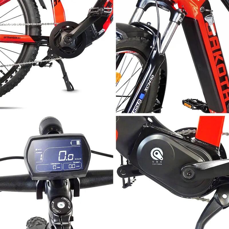 Rower elektryczny górski Urbanbiker Dakota Plus FE Silnik Centralny Zas. 160KM L URBANBIKER ...