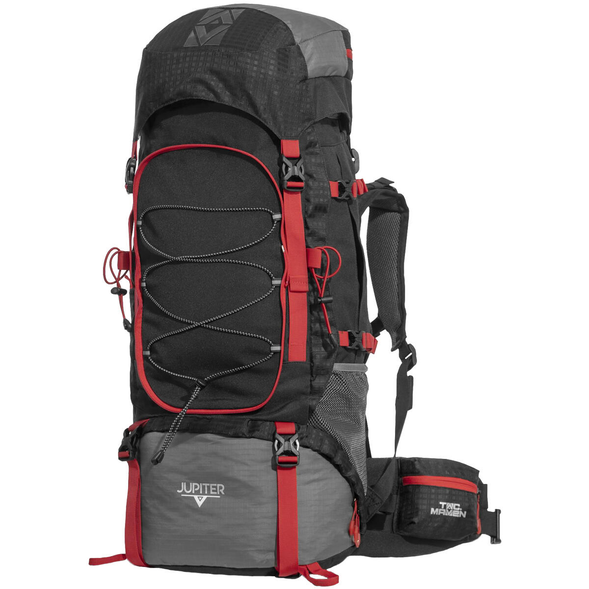 TAC MAVEN Jupiter Outdoor Backpack 60+10L Cinder Grey | Decathlon