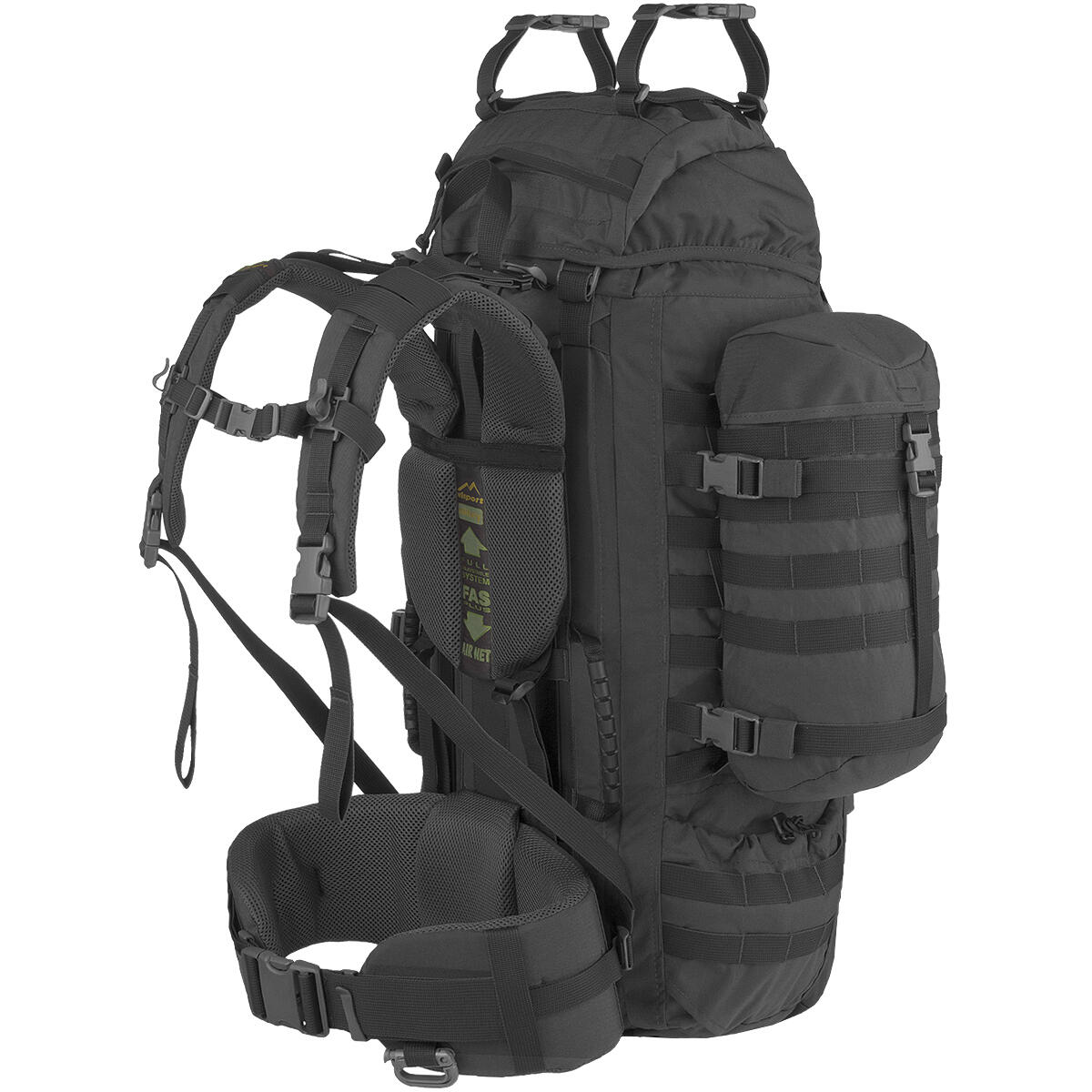 Wisport Raccoon 85L Rucksack Black WISPORT | Decathlon