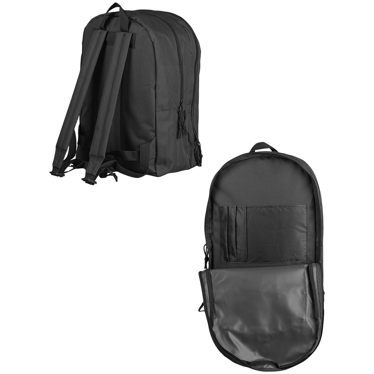 Mil-Tec Day Pack Rucksack Black | Decathlon